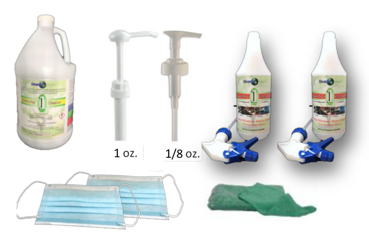 Enviro-Pro 1-Gallon Disinfectant Starter Kit – Cleansmart Products ...